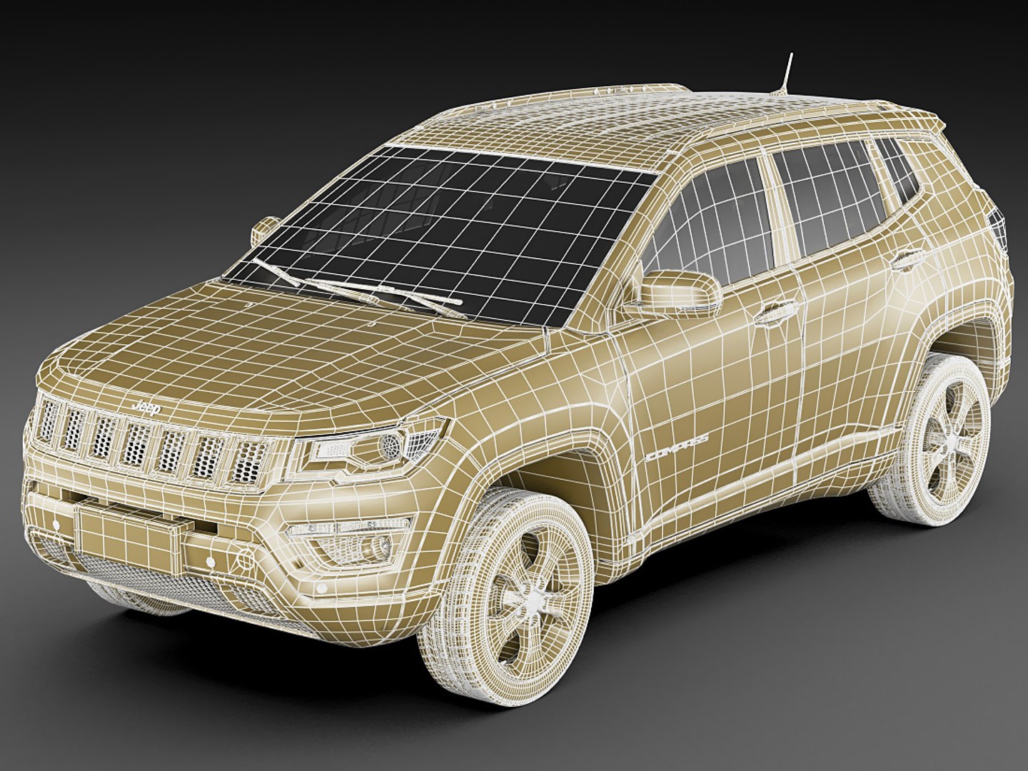 Jeep Compass Compas 3d Model