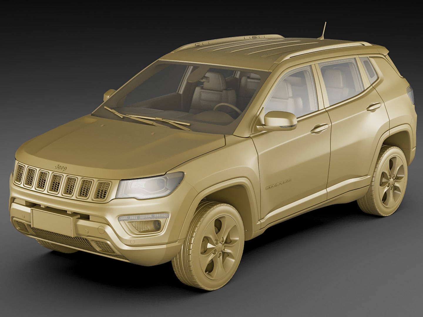 Jeep Compass Compas 3d Model