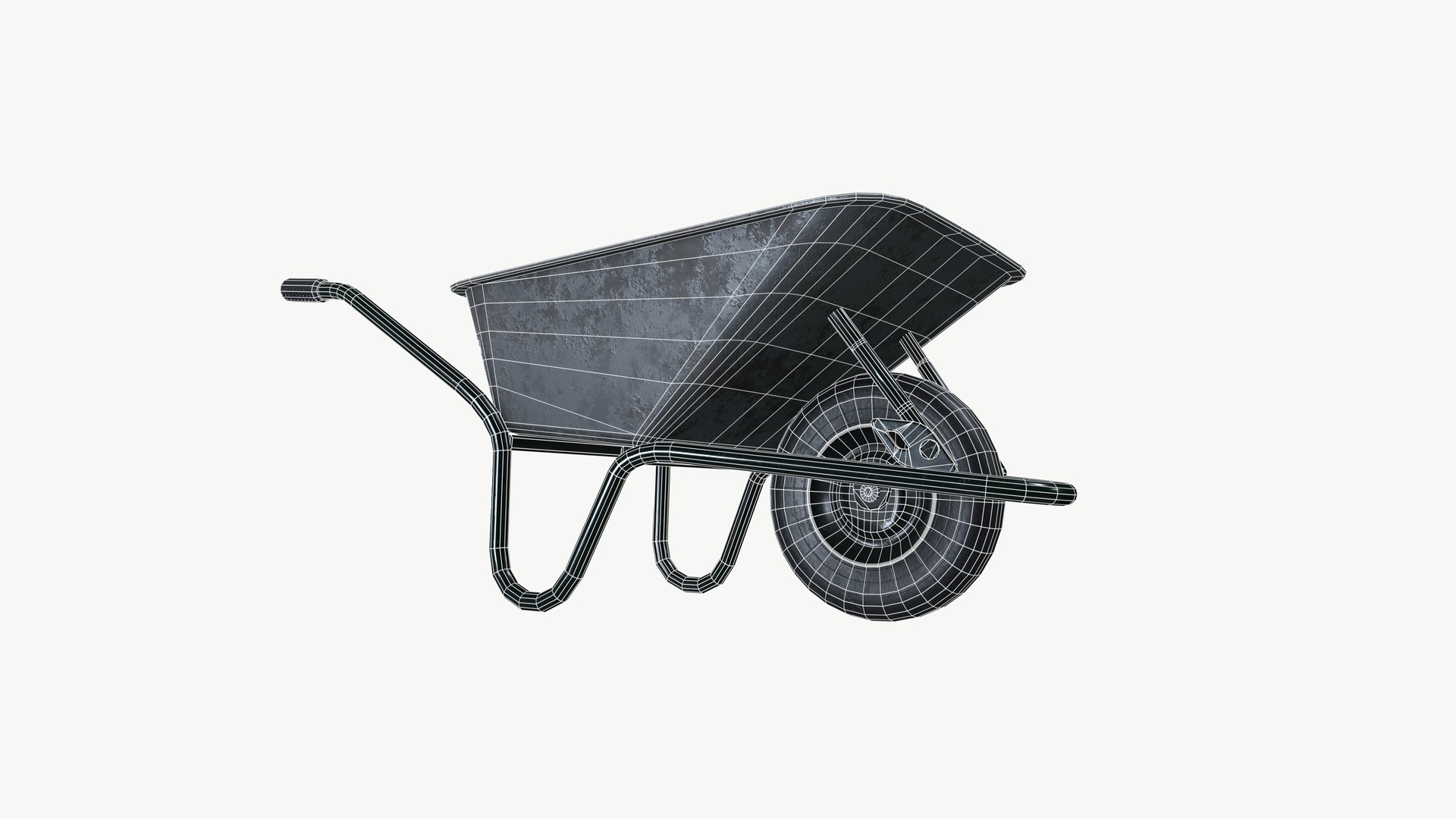 3D Wheelbarrow Model - TurboSquid 2391923