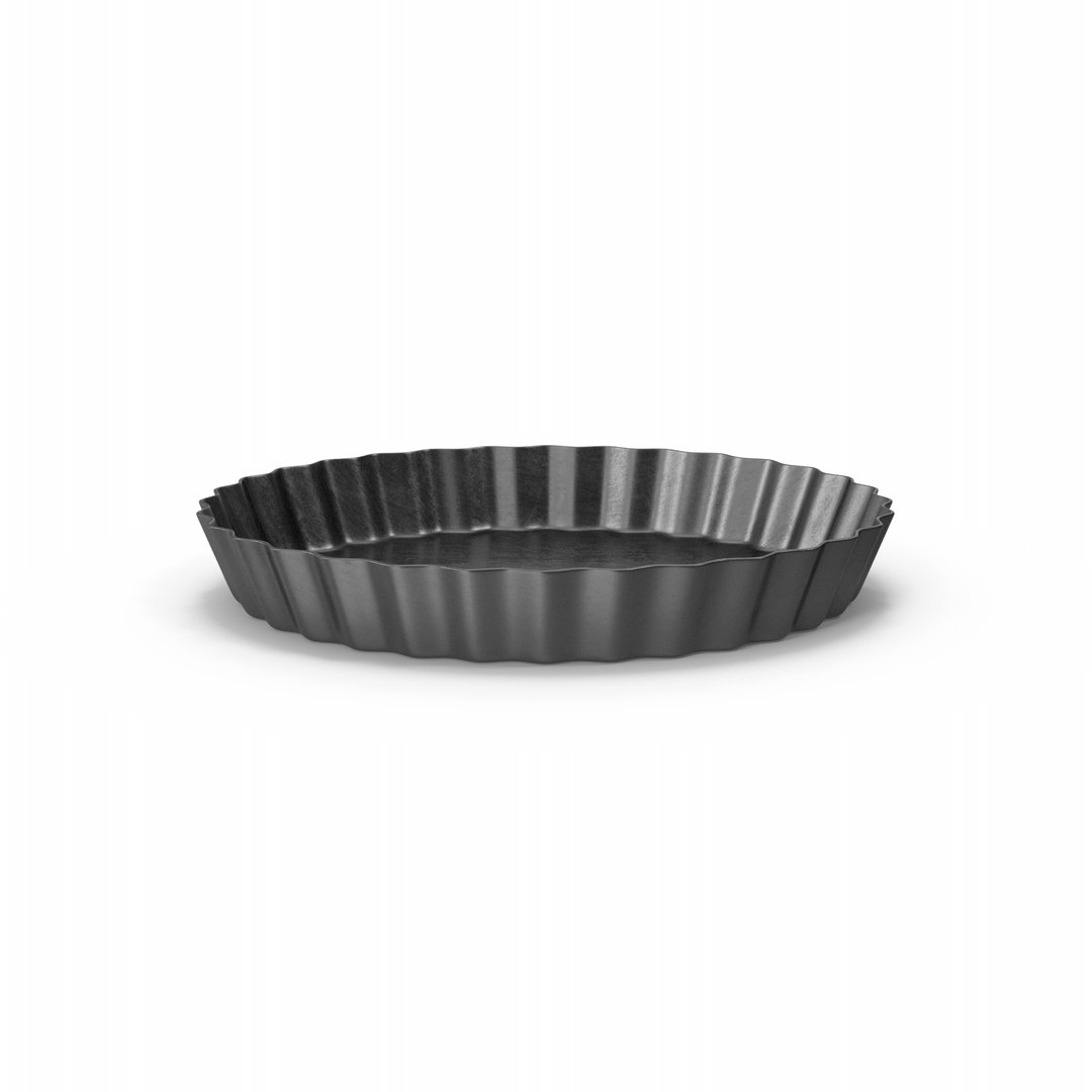 3D Black Pie Pan - TurboSquid 2093377
