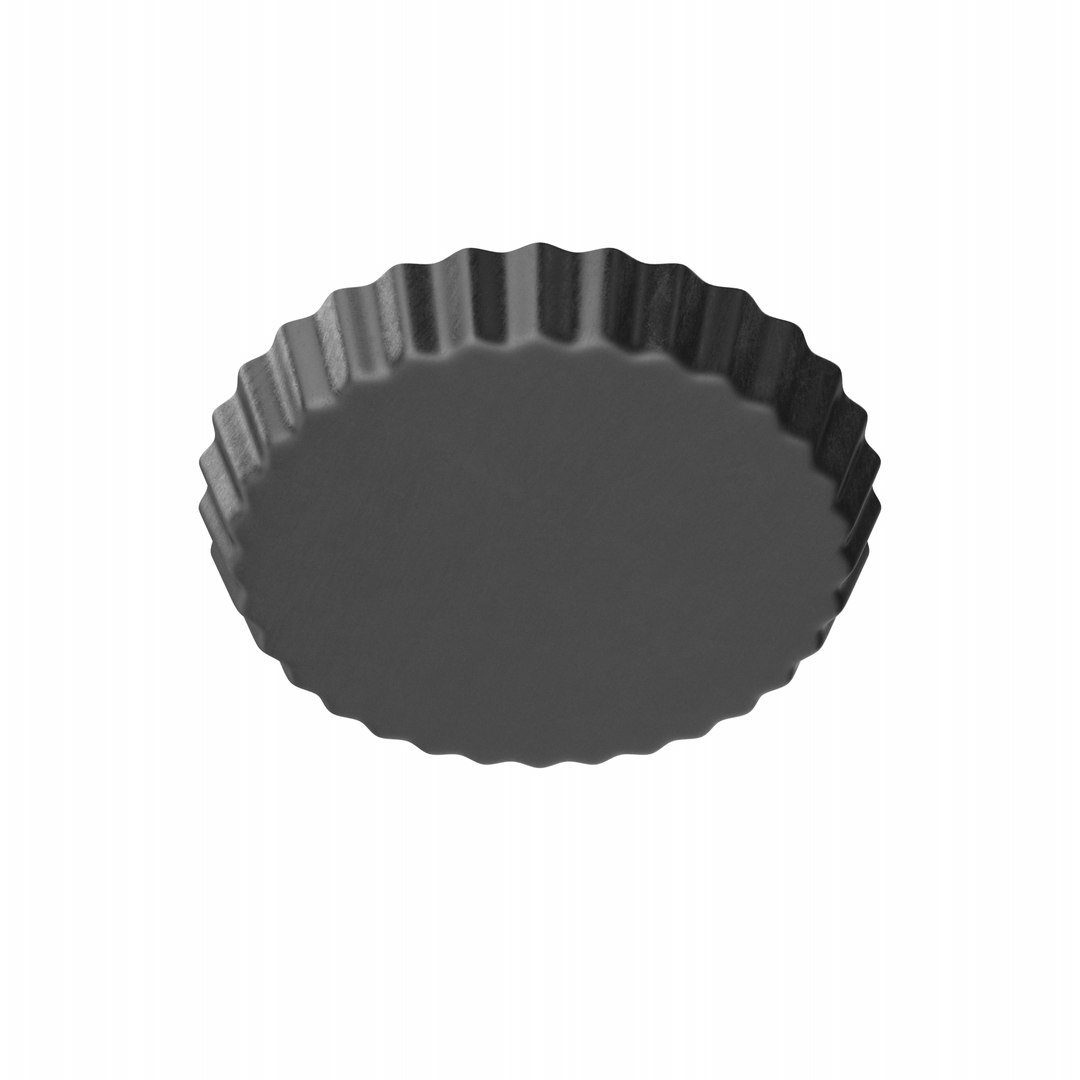 3D Black Pie Pan - TurboSquid 2093377