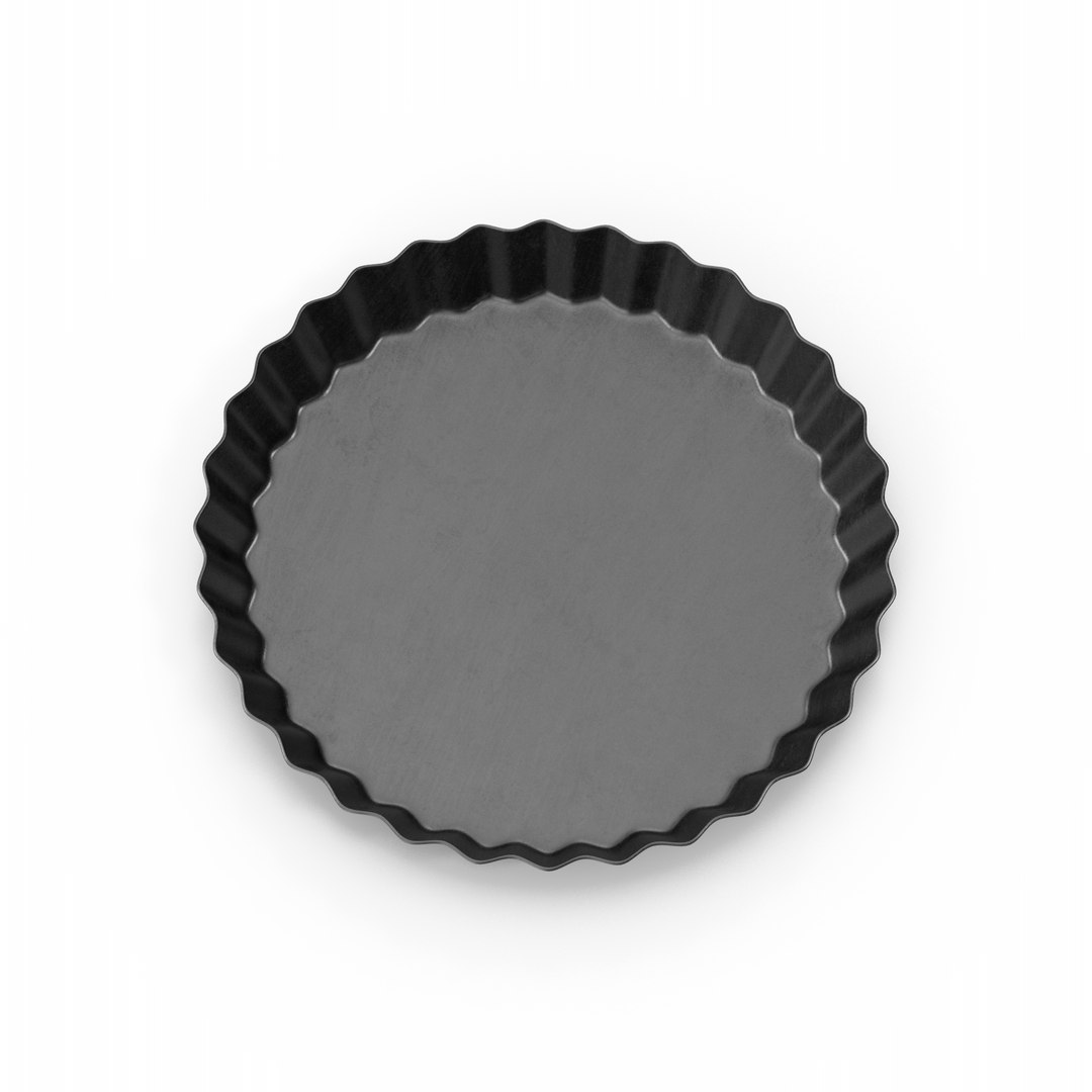 3D Black Pie Pan - TurboSquid 2093377
