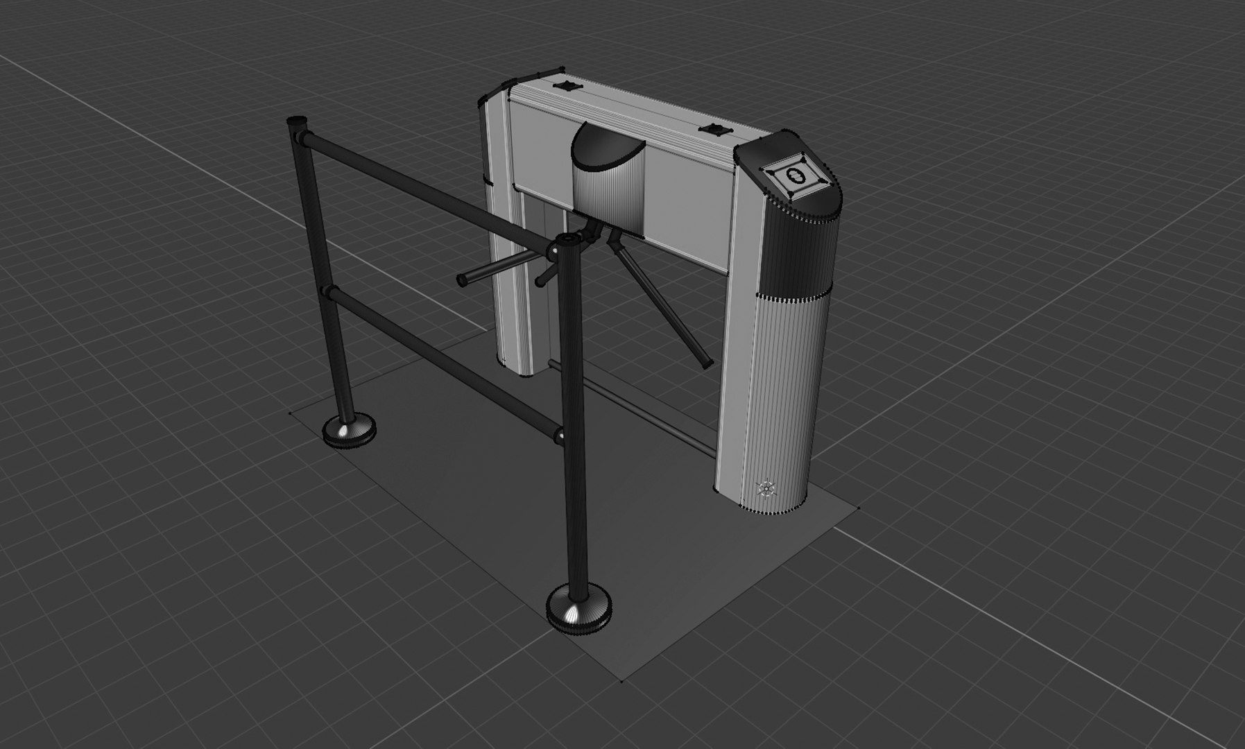 3D Double-sided Turnstile - TurboSquid 1715379