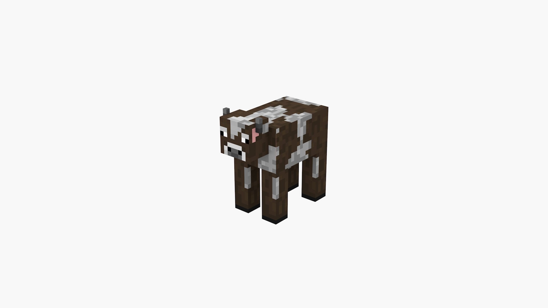 Minecraft Cow 3D Model - TurboSquid 1842548