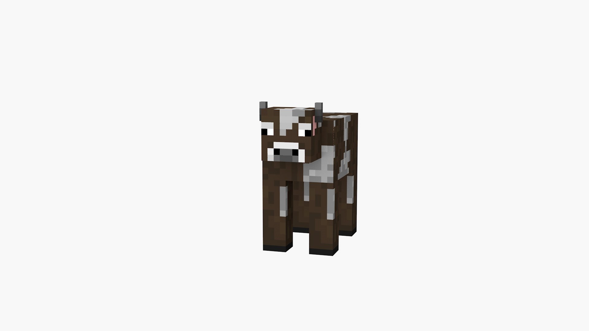 Minecraft Cow 3D Model - TurboSquid 1842548