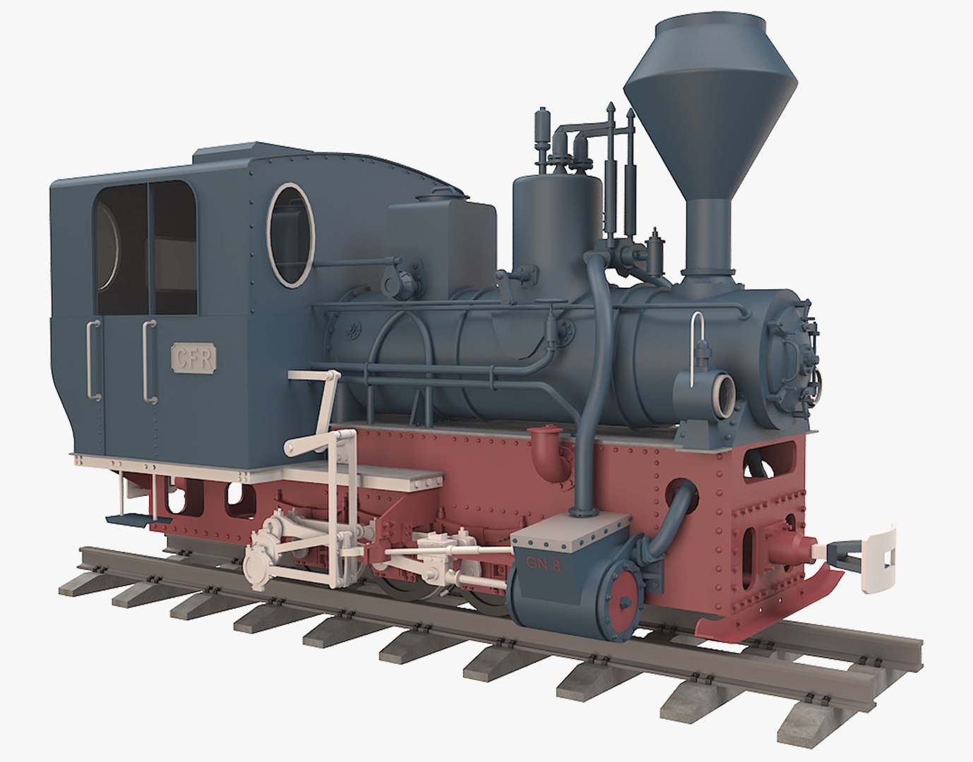 3D 1963 Mav Steam Model - TurboSquid 1300555