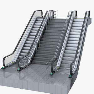Escalator 3D Models for Download | TurboSquid