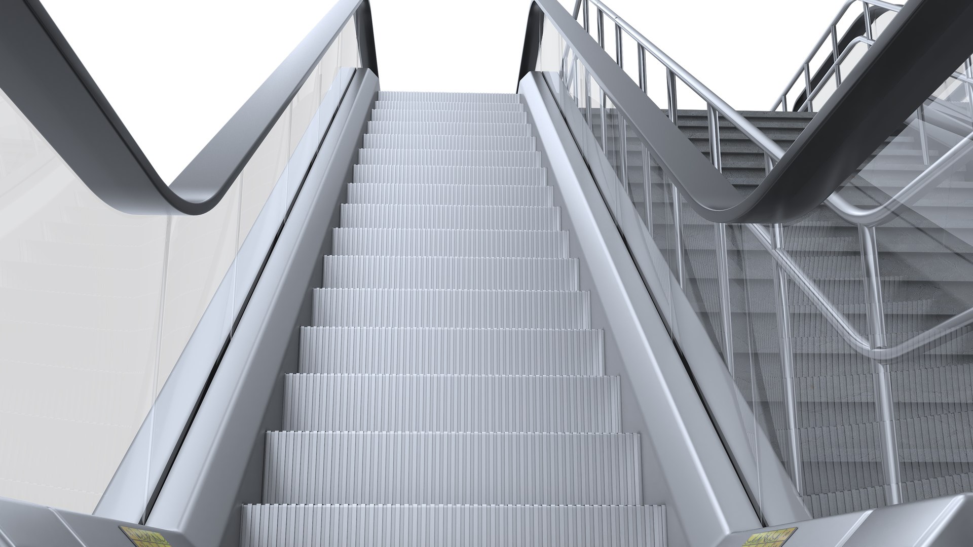 Stairs And Escalators 3D Model - TurboSquid 2239875