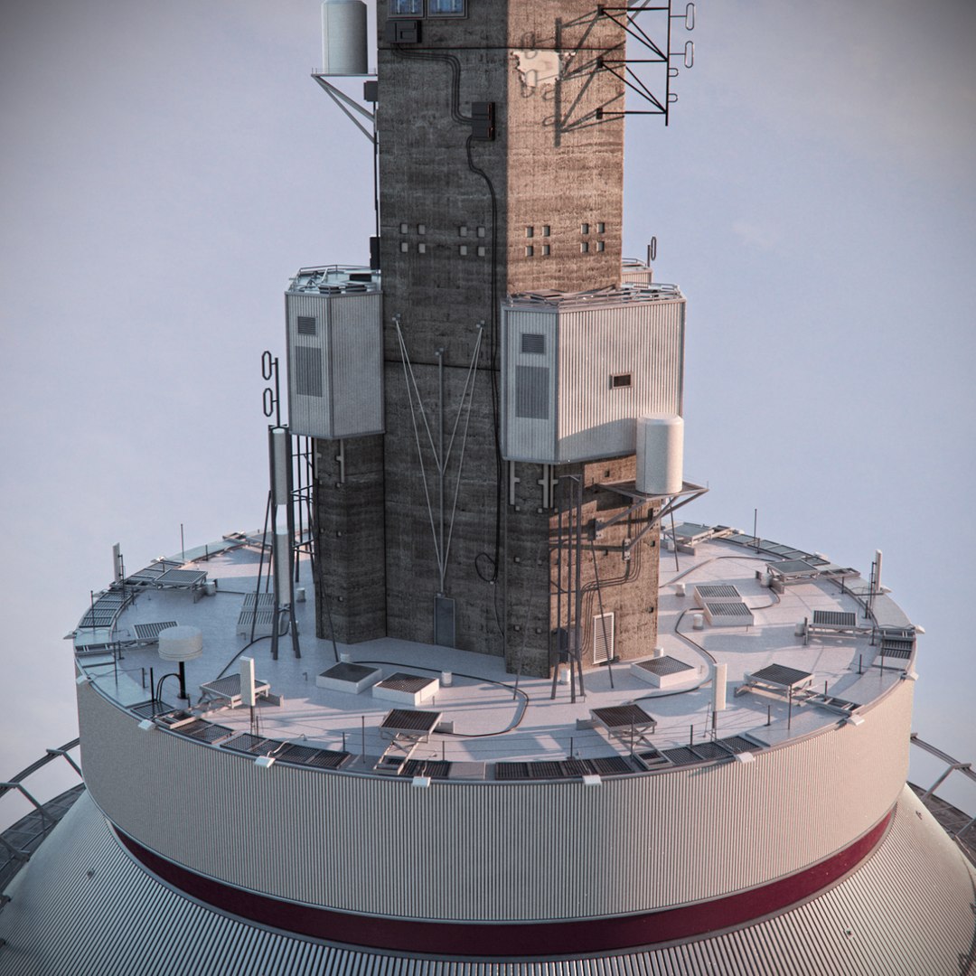 3d Model Toronto Cn Tower