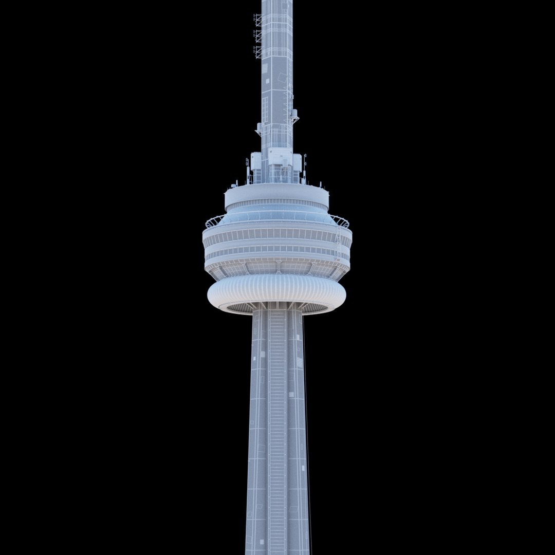 3d model toronto cn tower
