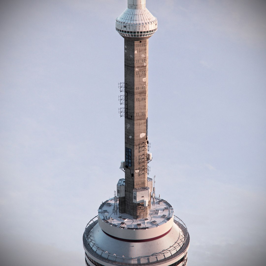 3d Model Toronto Cn Tower