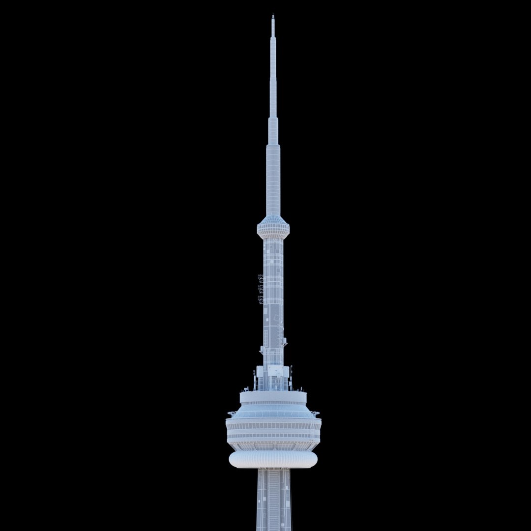 3d model toronto cn tower