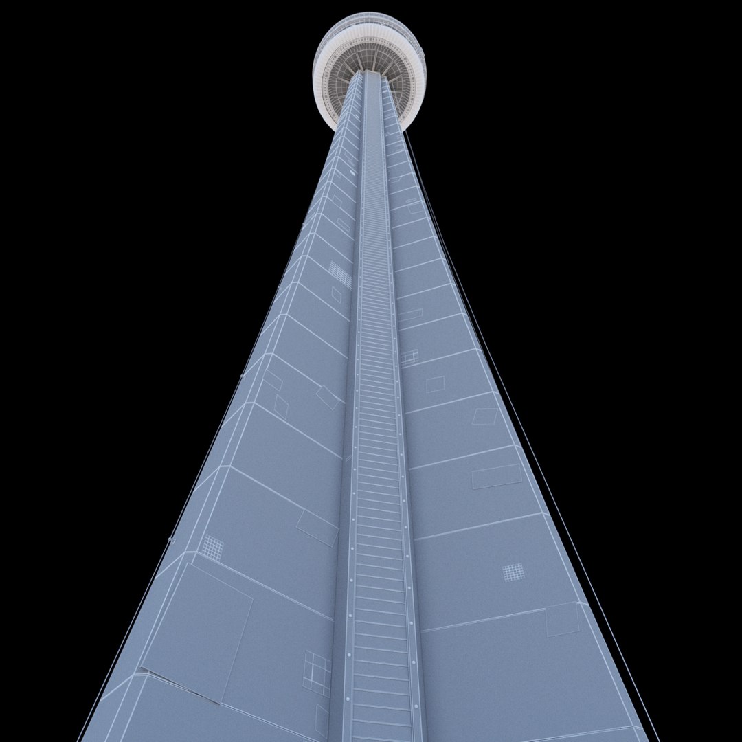 3d model toronto cn tower