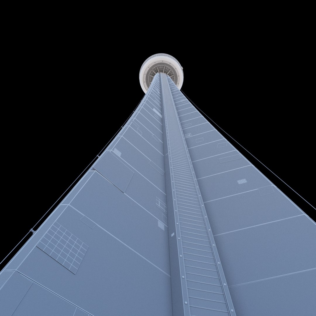 3d model toronto cn tower
