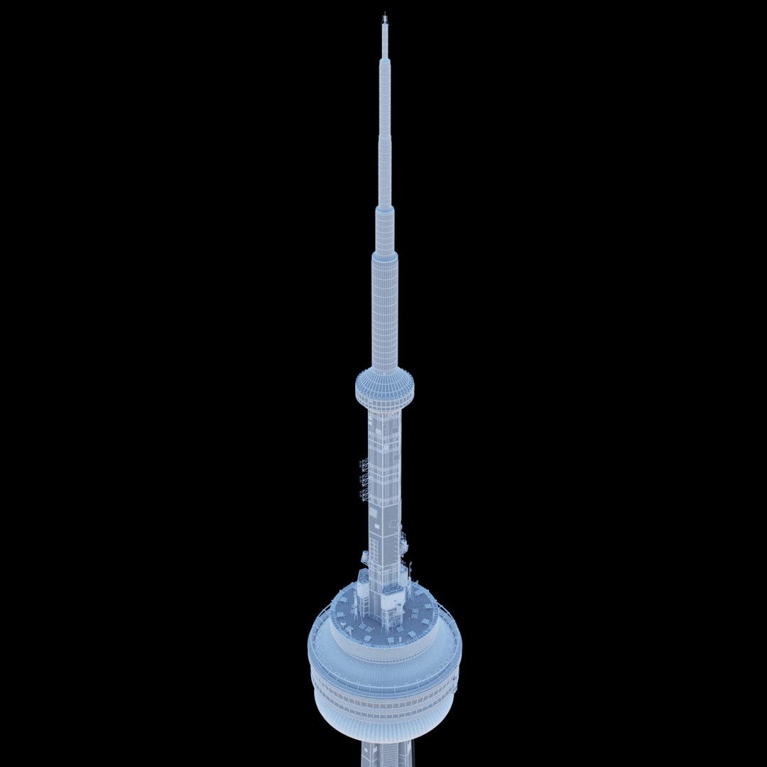 3d model toronto cn tower