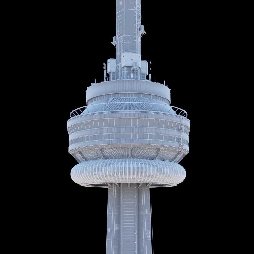 3d model toronto cn tower