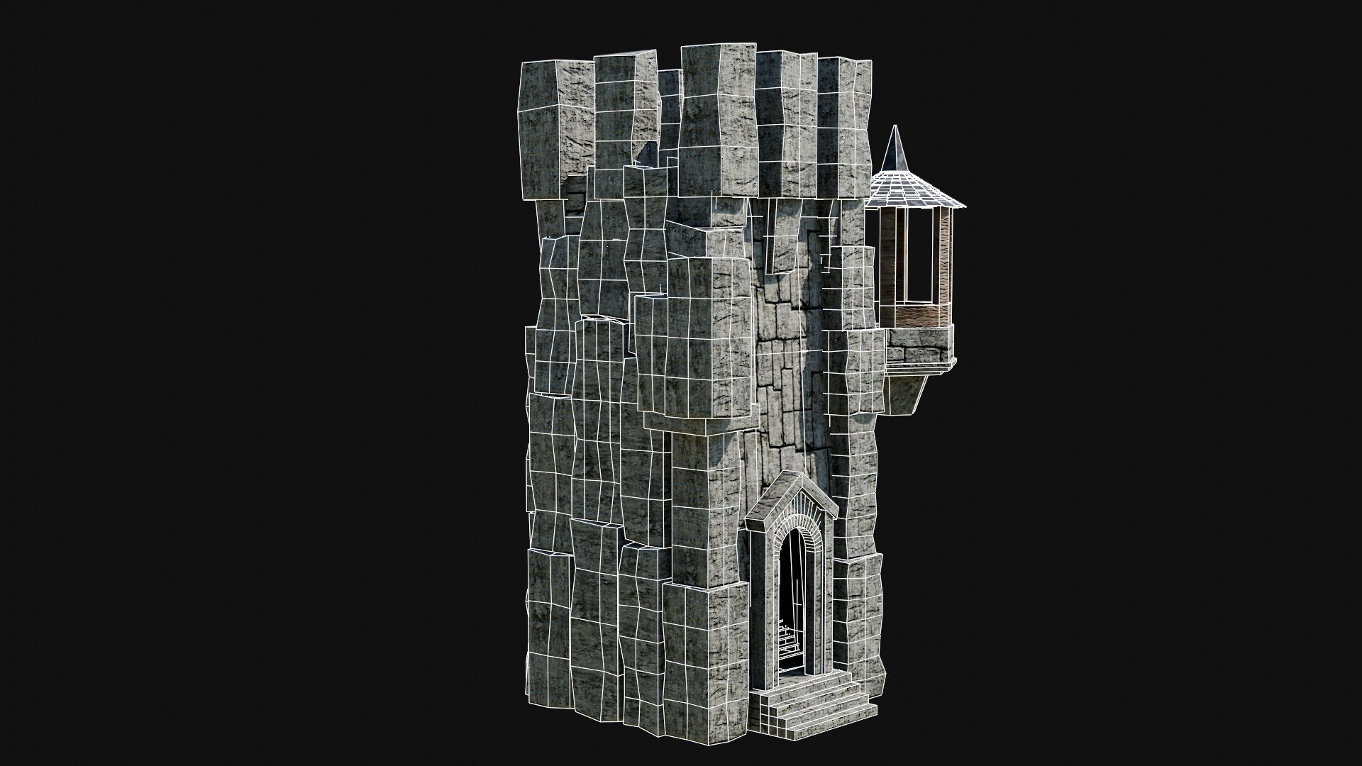 3D WIZARD MAGE SORCERER TOWERS FANTASY TOWER WATCHTOWER COLLECTION ...