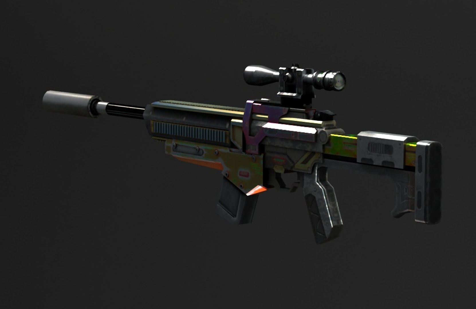 3D Sci-fi Firearms Laser Guns Model - TurboSquid 1653277
