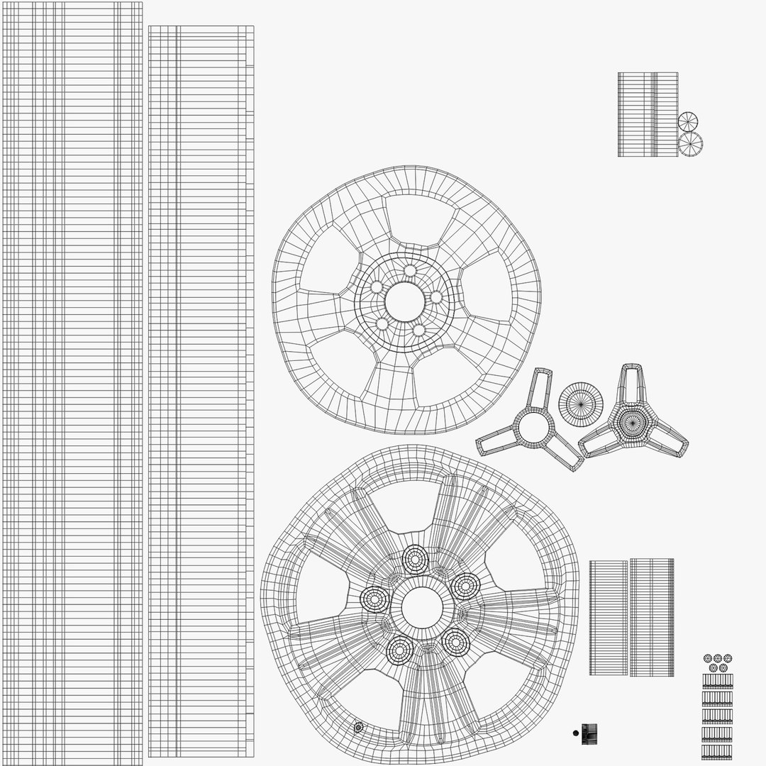 3D Radir Tri Rib Wheel - TurboSquid 1700753