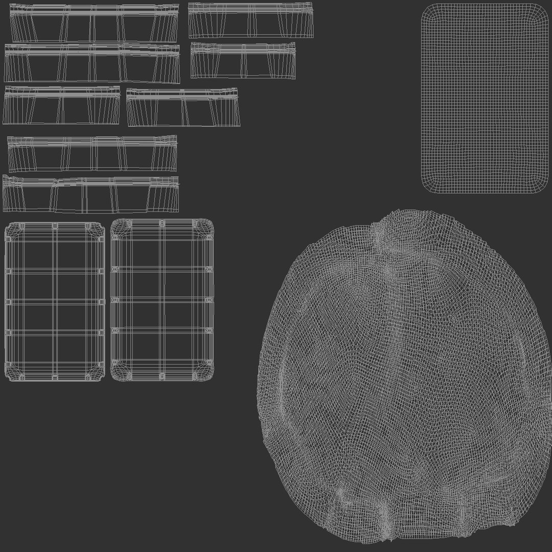 Transparent Plastic Beef Pack - Raw Meat Steak Wrapped Tray 3D Model ...