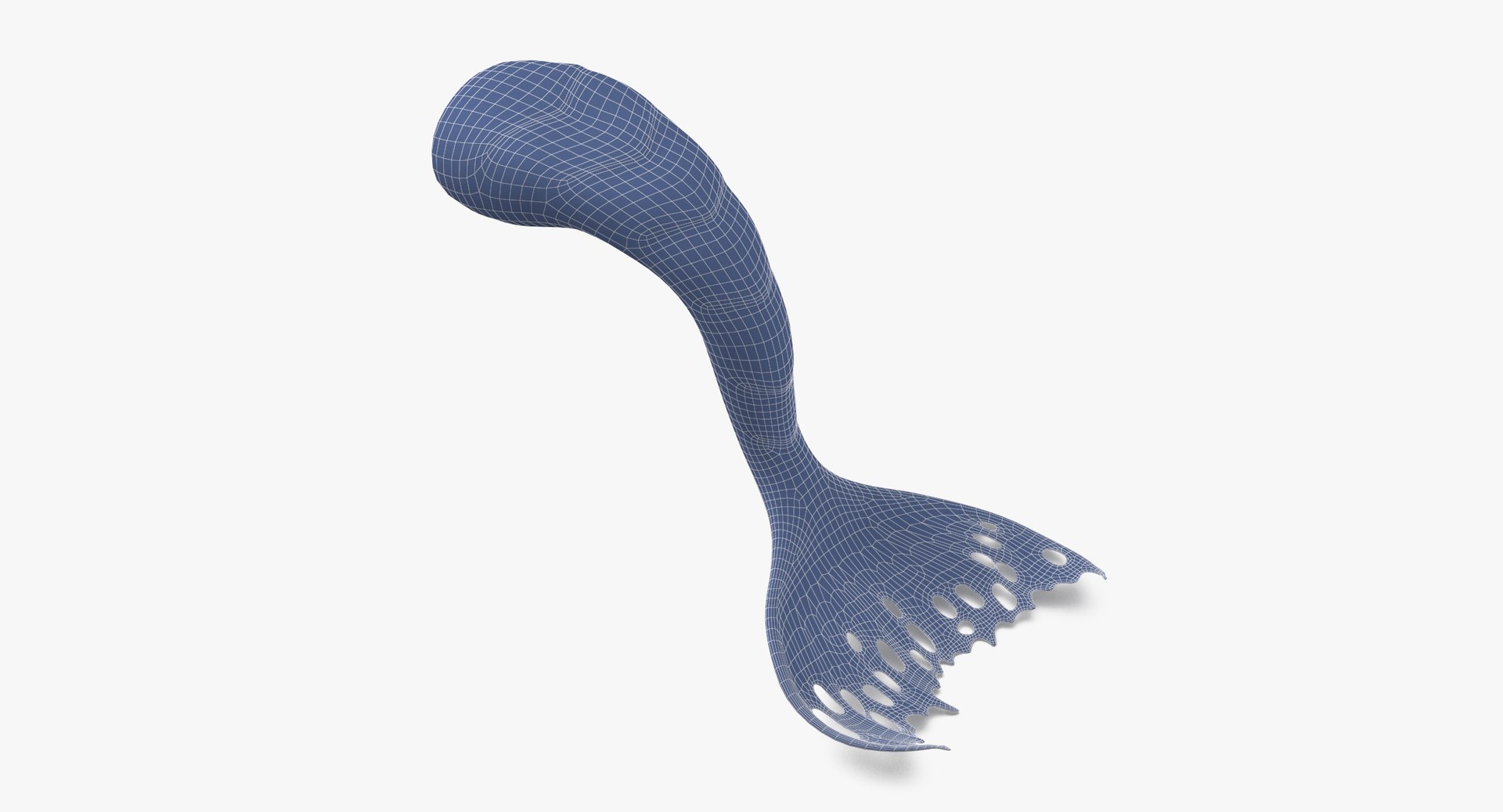 3D Model Mermaid Tail 02 Laying - TurboSquid 1239606