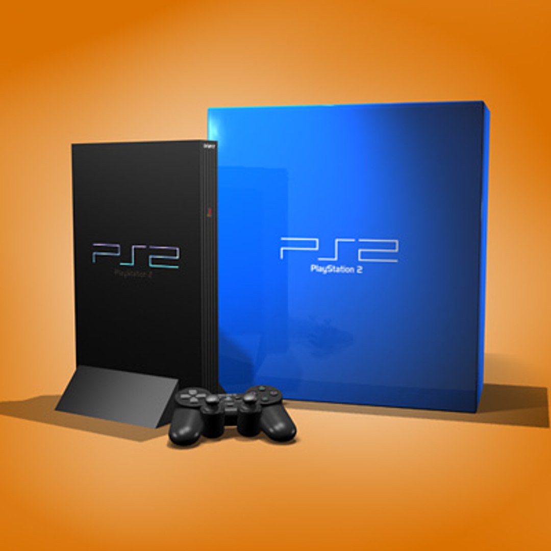 Sony Playstation 2 3d Model