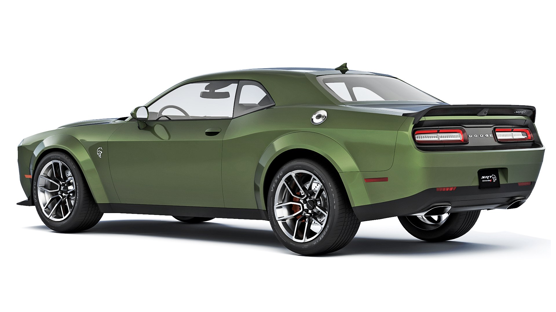 Dodge Challenger SRT Hellcat Red Eye 2021 3D Model - TurboSquid 2151222