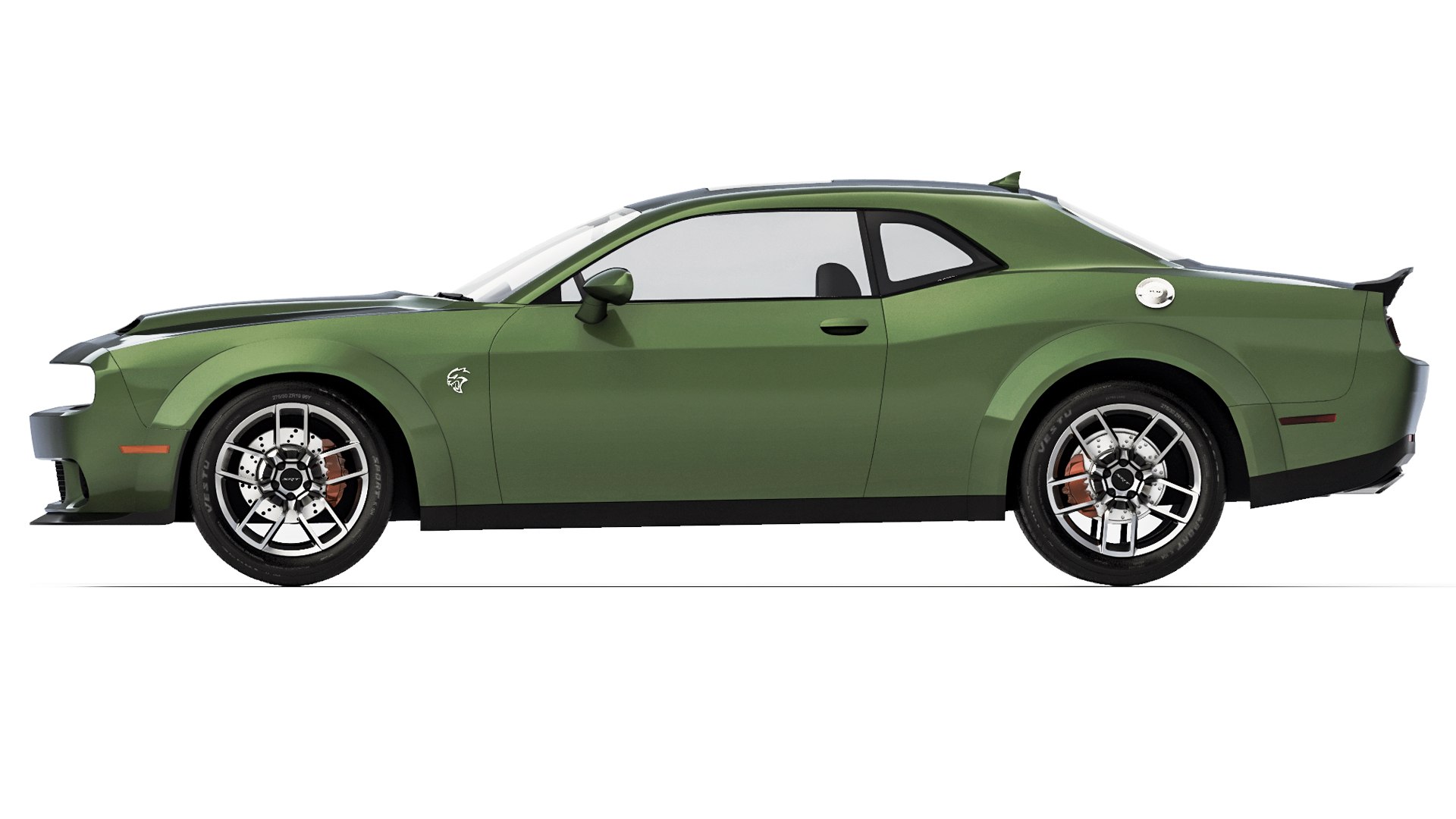 Dodge Challenger SRT Hellcat Red Eye 2021 3D Model - TurboSquid 2151222