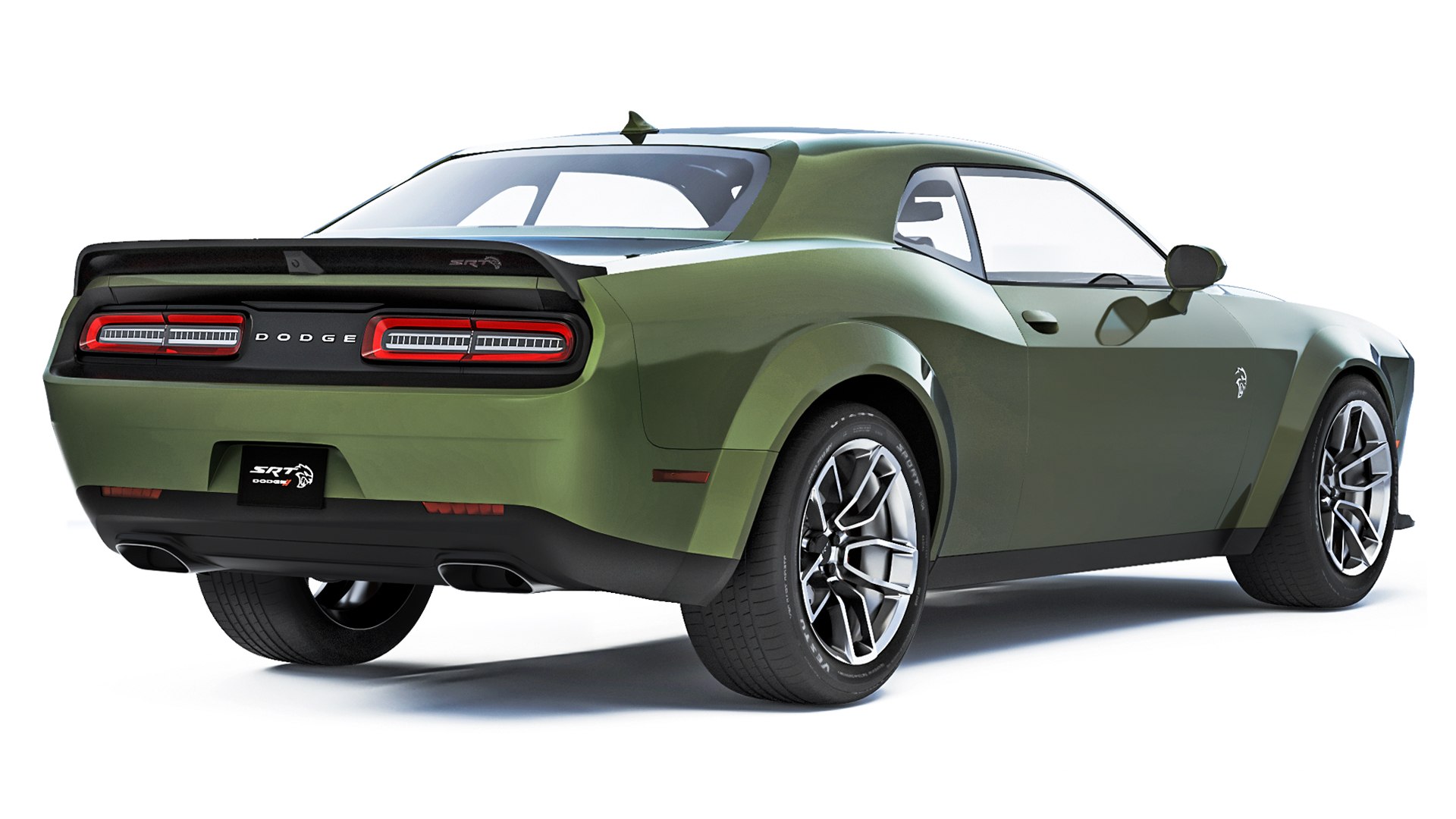 Dodge Challenger SRT Hellcat Red Eye 2021 3D Model - TurboSquid 2151222