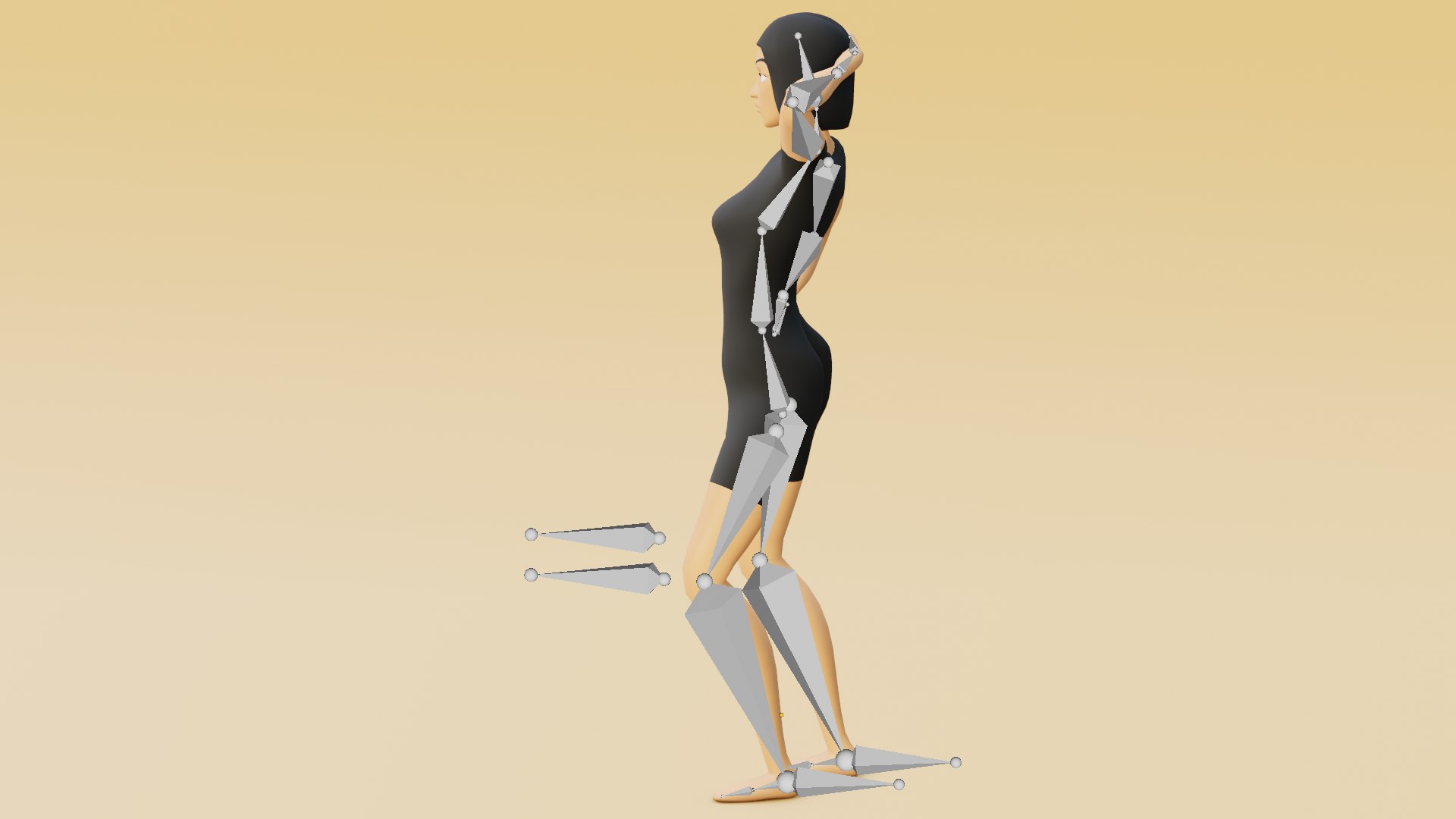 3D Model Female Body Rigged - TurboSquid 1900171