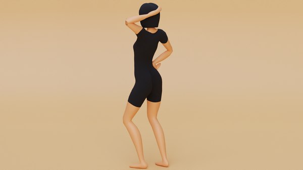 3D model Female Body Rigged - TurboSquid 1900171