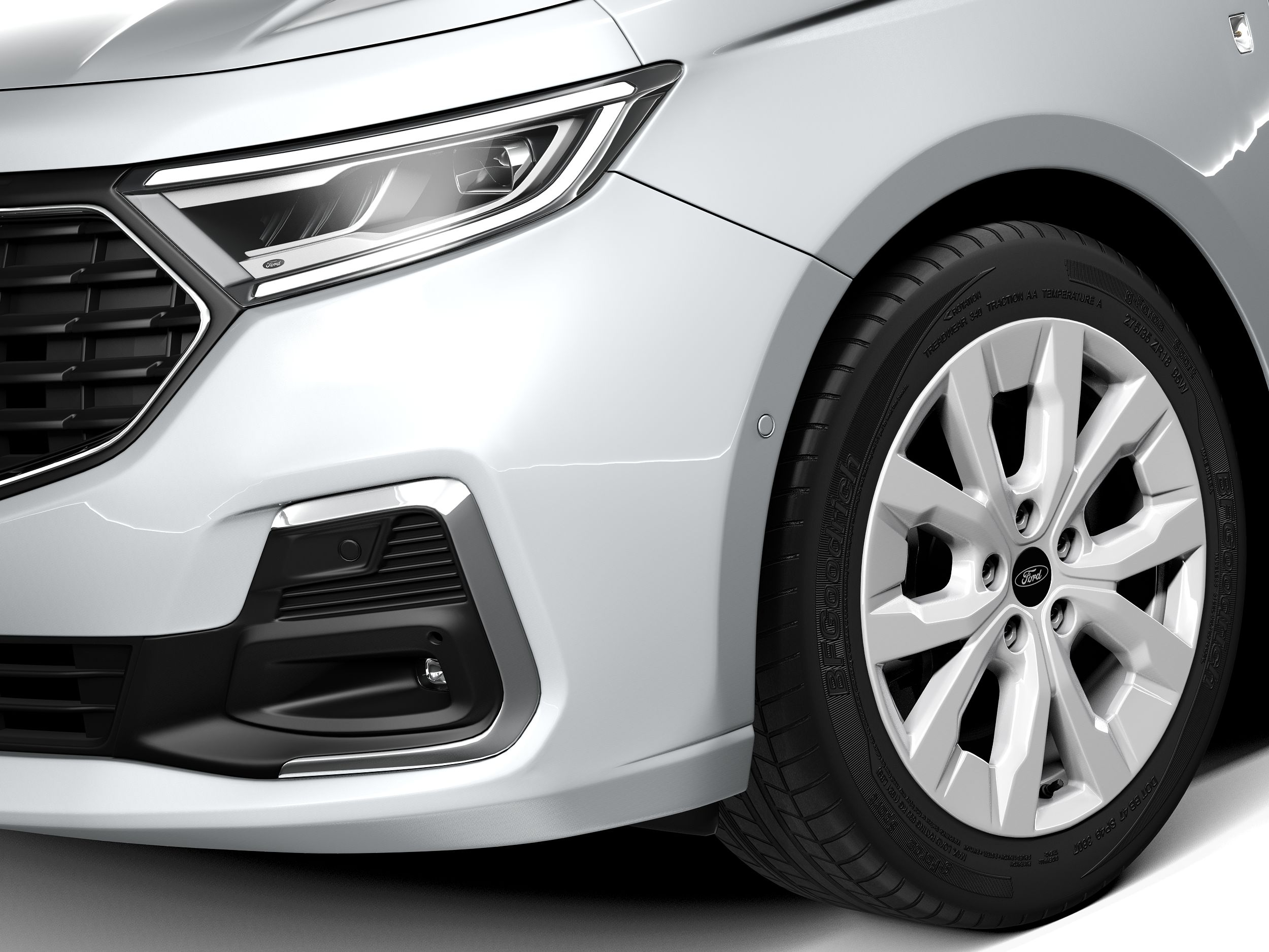 modelo 3d Ford Tourneo Connect Largo 2022 - TurboSquid 2224248