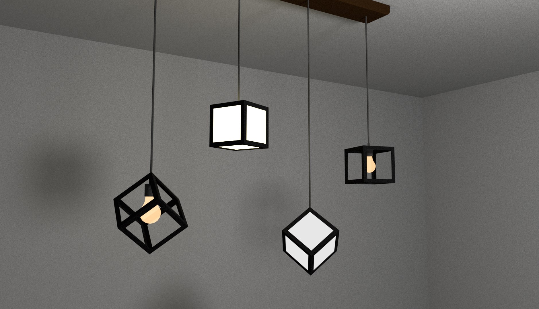 Cube Lamps 3D Model - TurboSquid 1483535