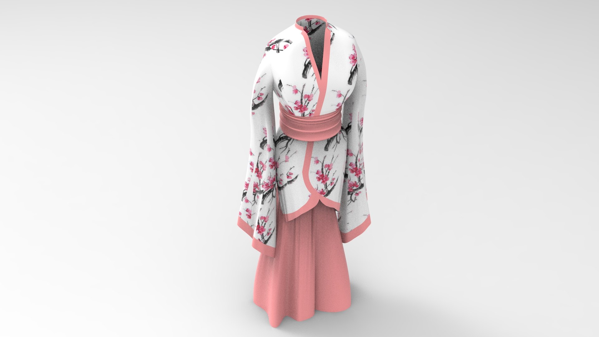 3D Hanfu Outfit - Chinese Dress - TurboSquid 2093560