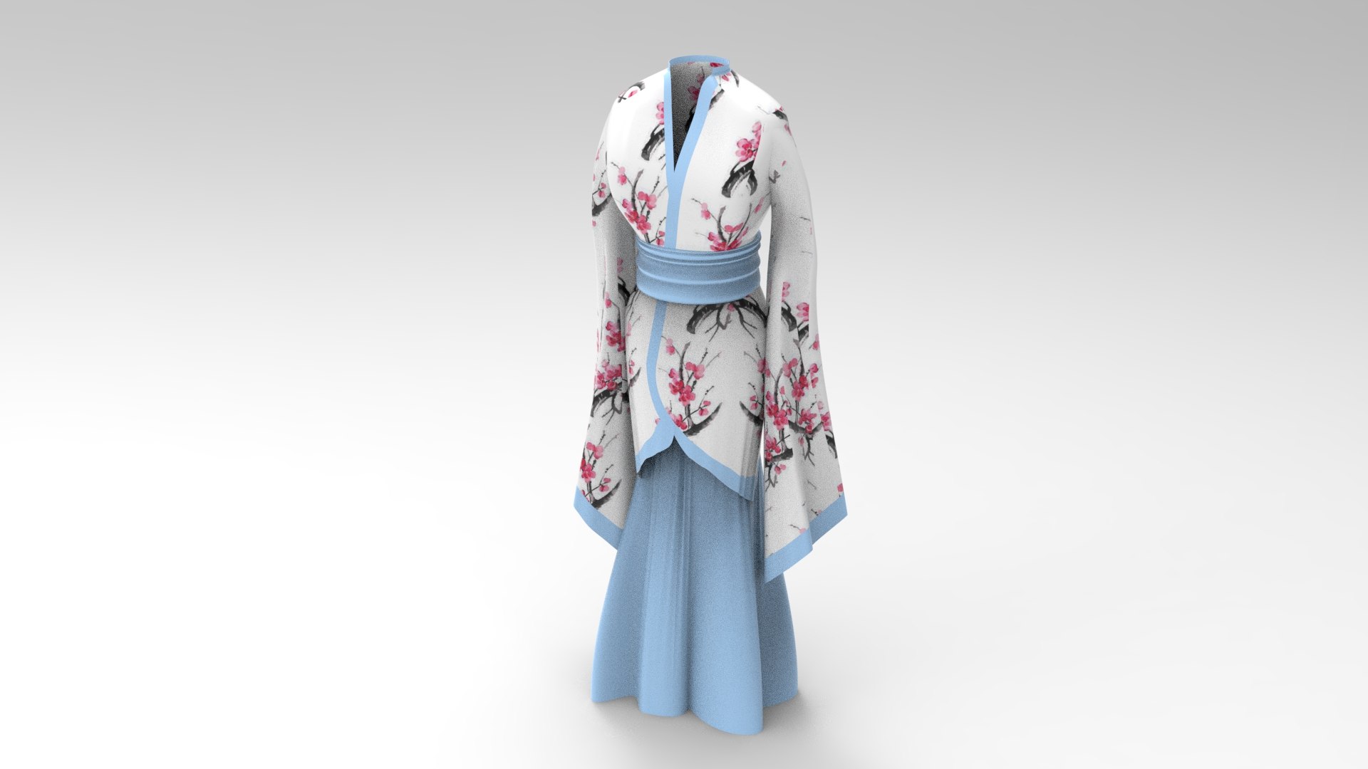 3D Hanfu Outfit - Chinese Dress - TurboSquid 2093560