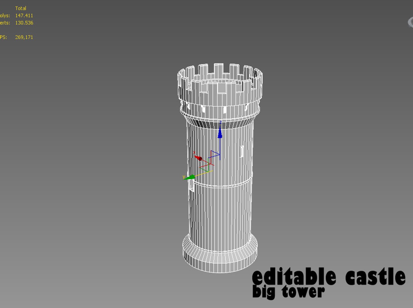 3d Castle Tower