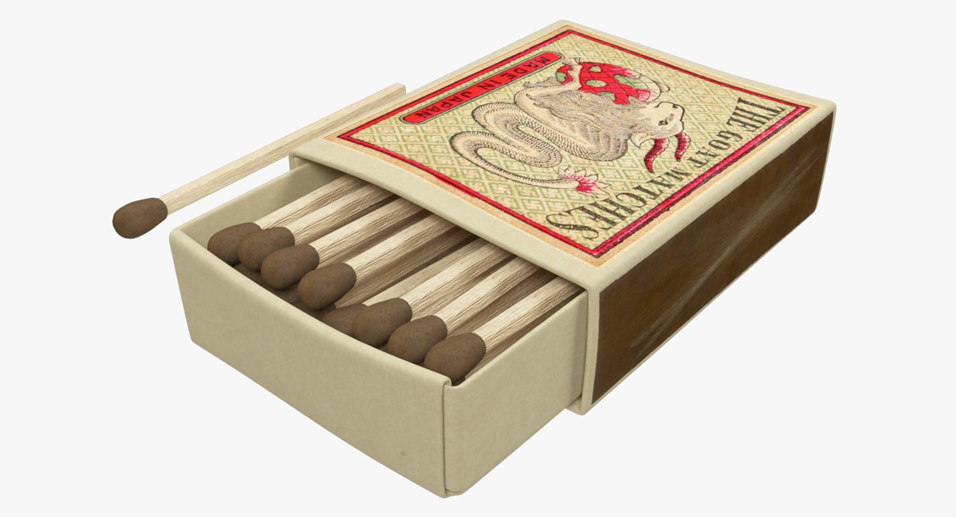 3D Model Matchbox Box Match - TurboSquid 1377304