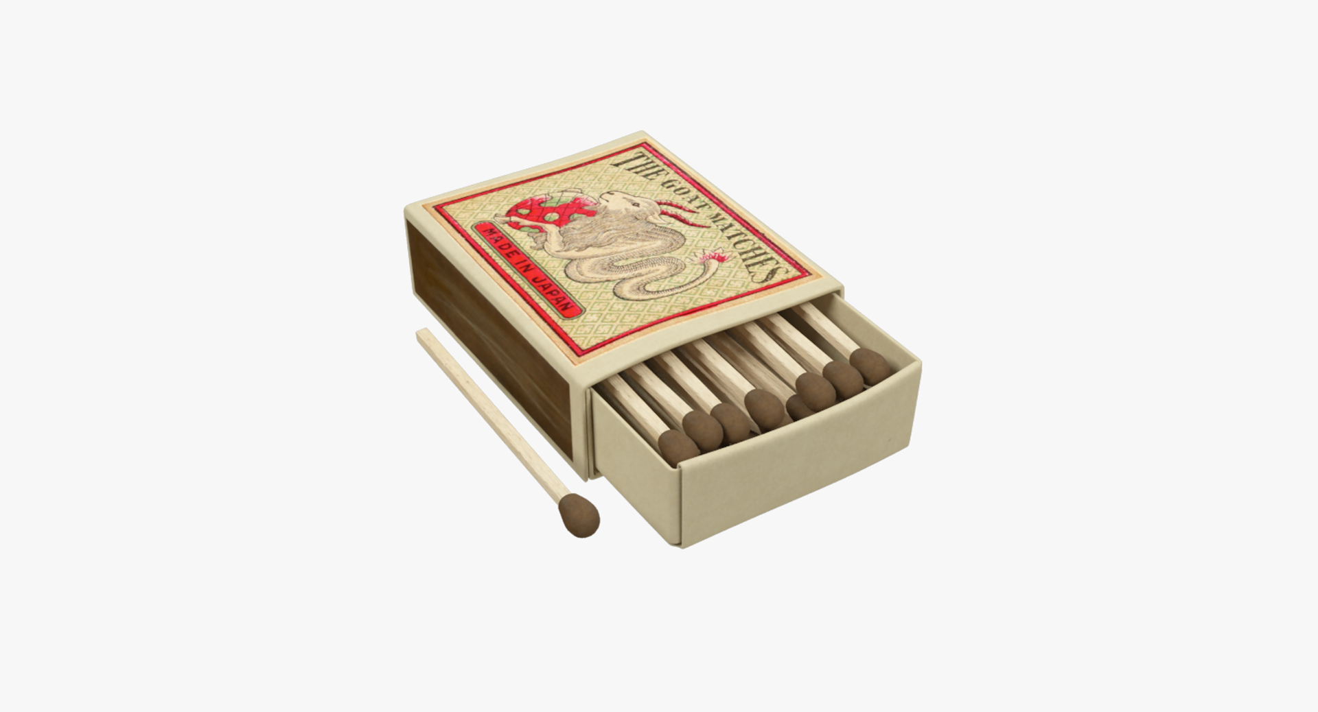 3D Model Matchbox Box Match - TurboSquid 1377304