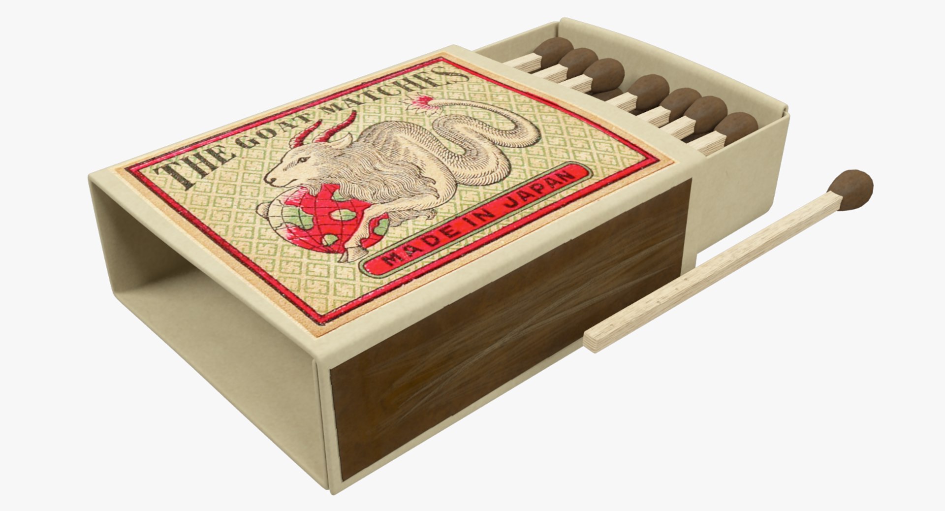 3D Model Matchbox Box Match - TurboSquid 1377304