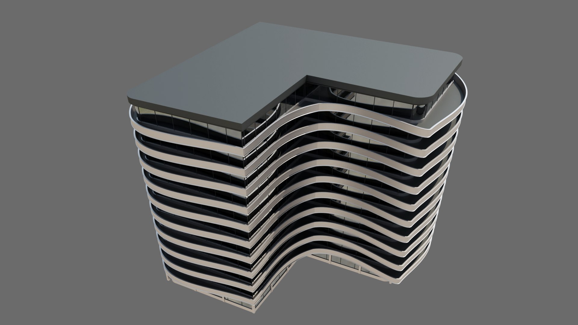 3D Modern Building - TurboSquid 2028996