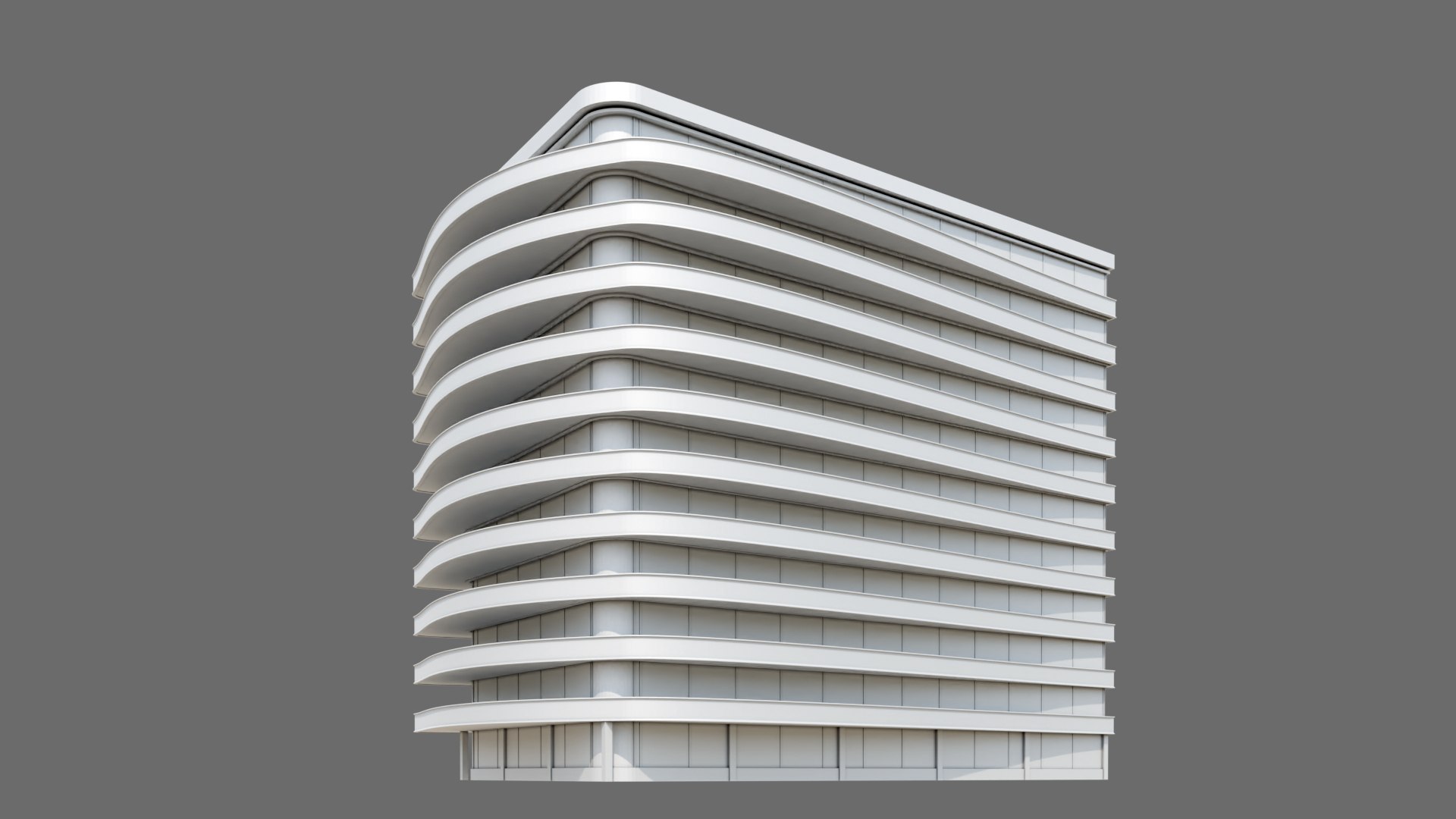 3D Modern Building - TurboSquid 2028996