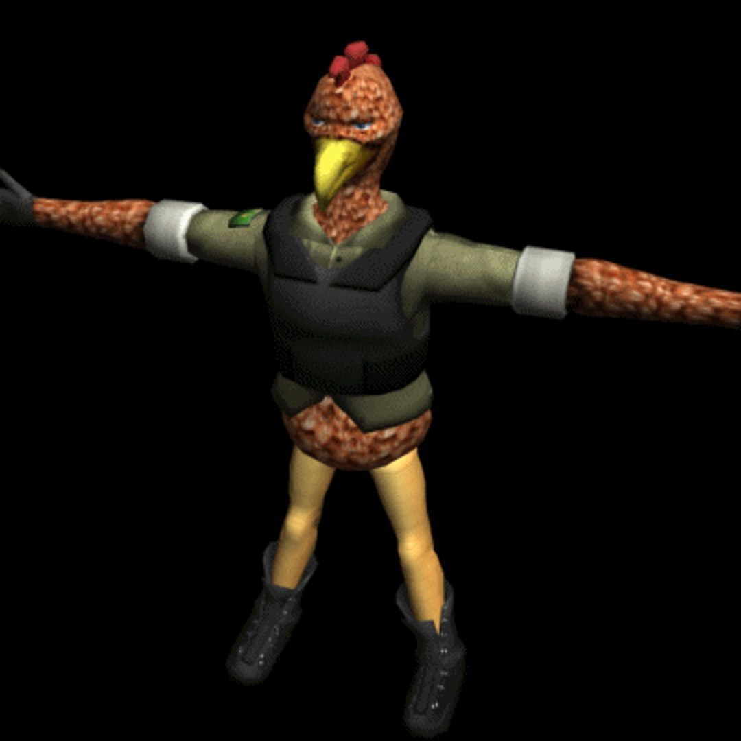 Maya Chicken Soldier
