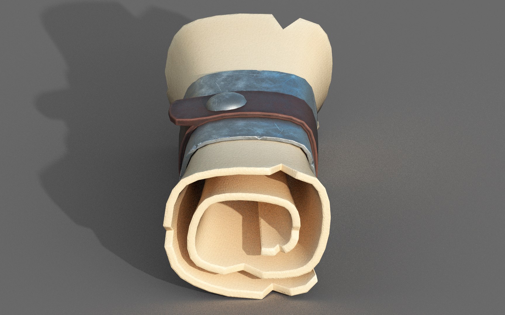 Stylized Scroll 3D Model - TurboSquid 1586249