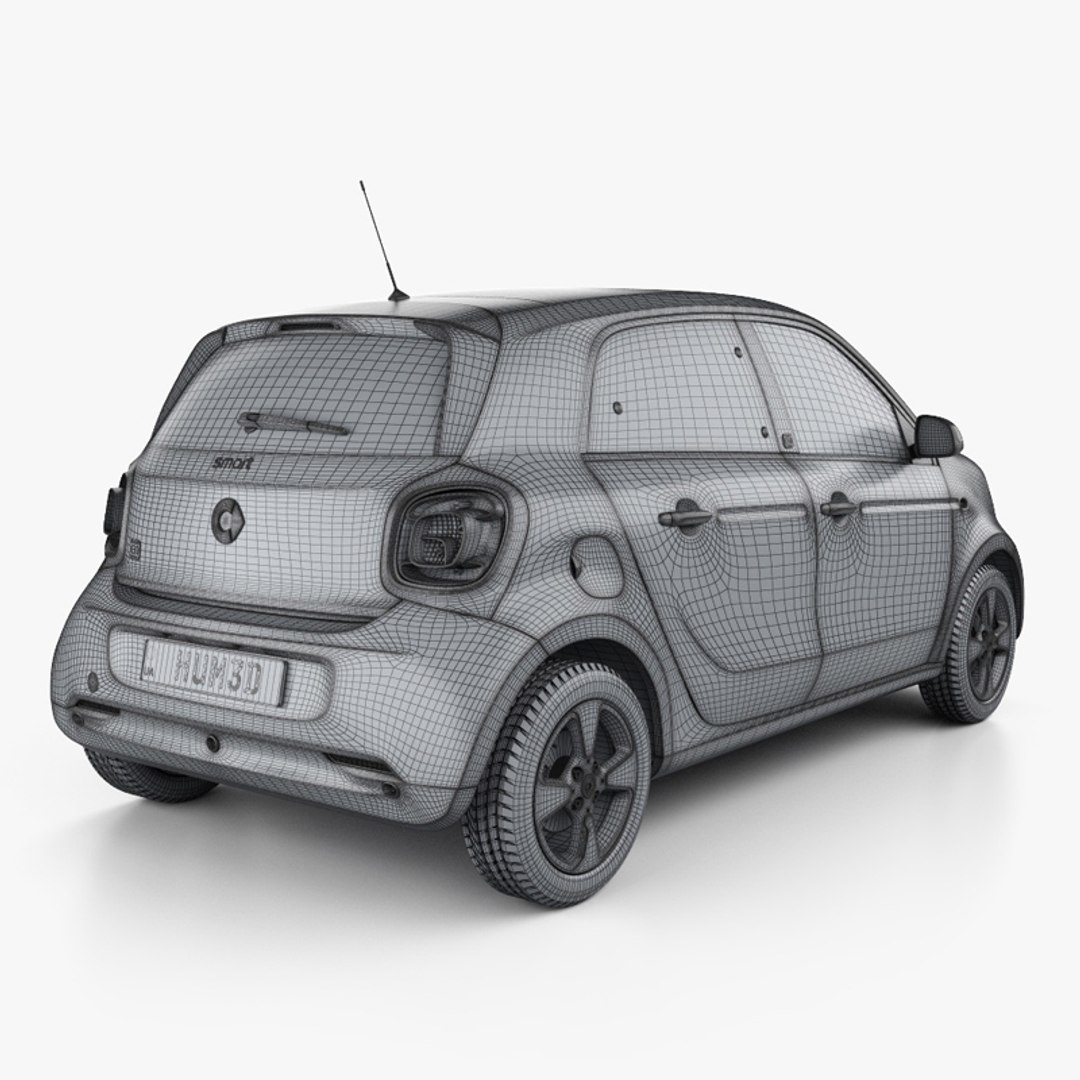 Smart forfour eq 3D model - TurboSquid 1708893