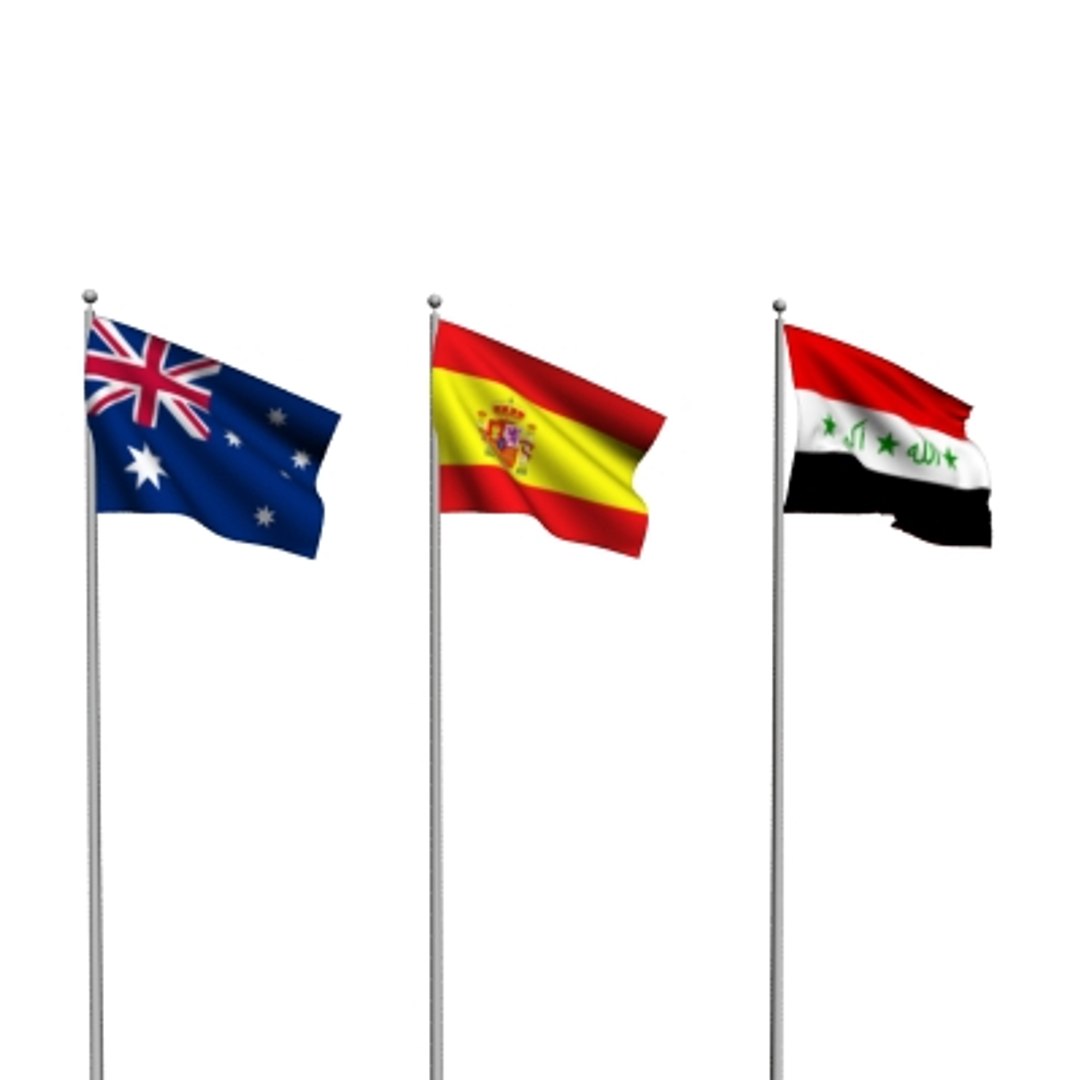 Flag 3d 3ds