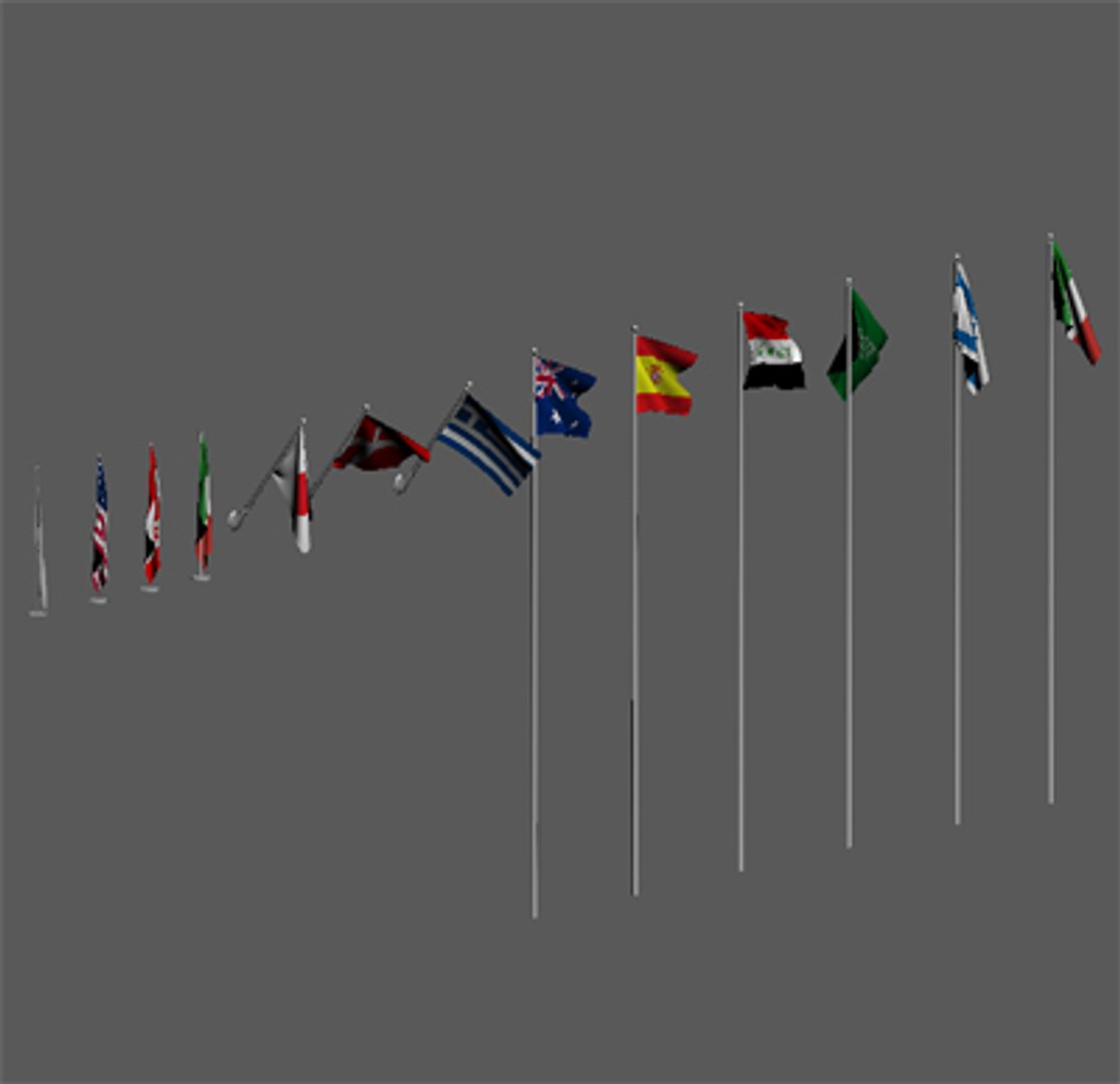 Flag 3d 3ds