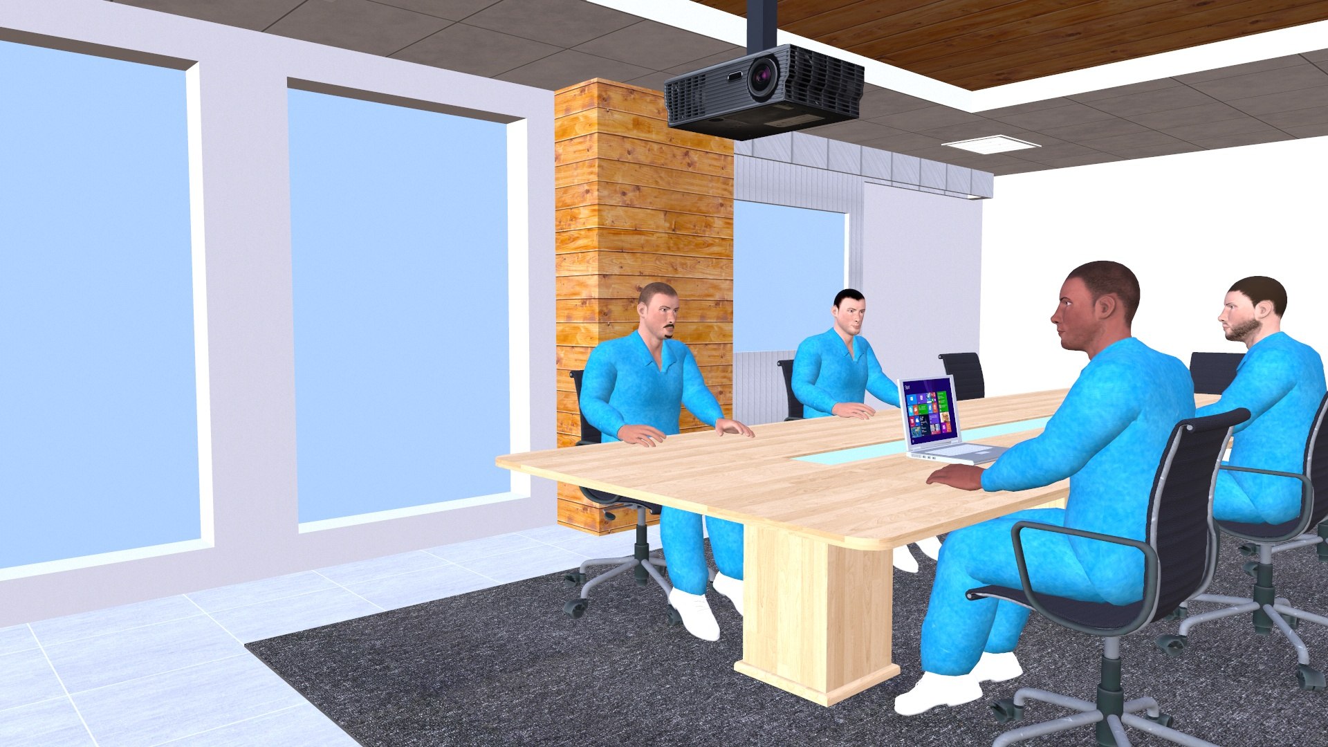 3D Model Conference Room - TurboSquid 2352036