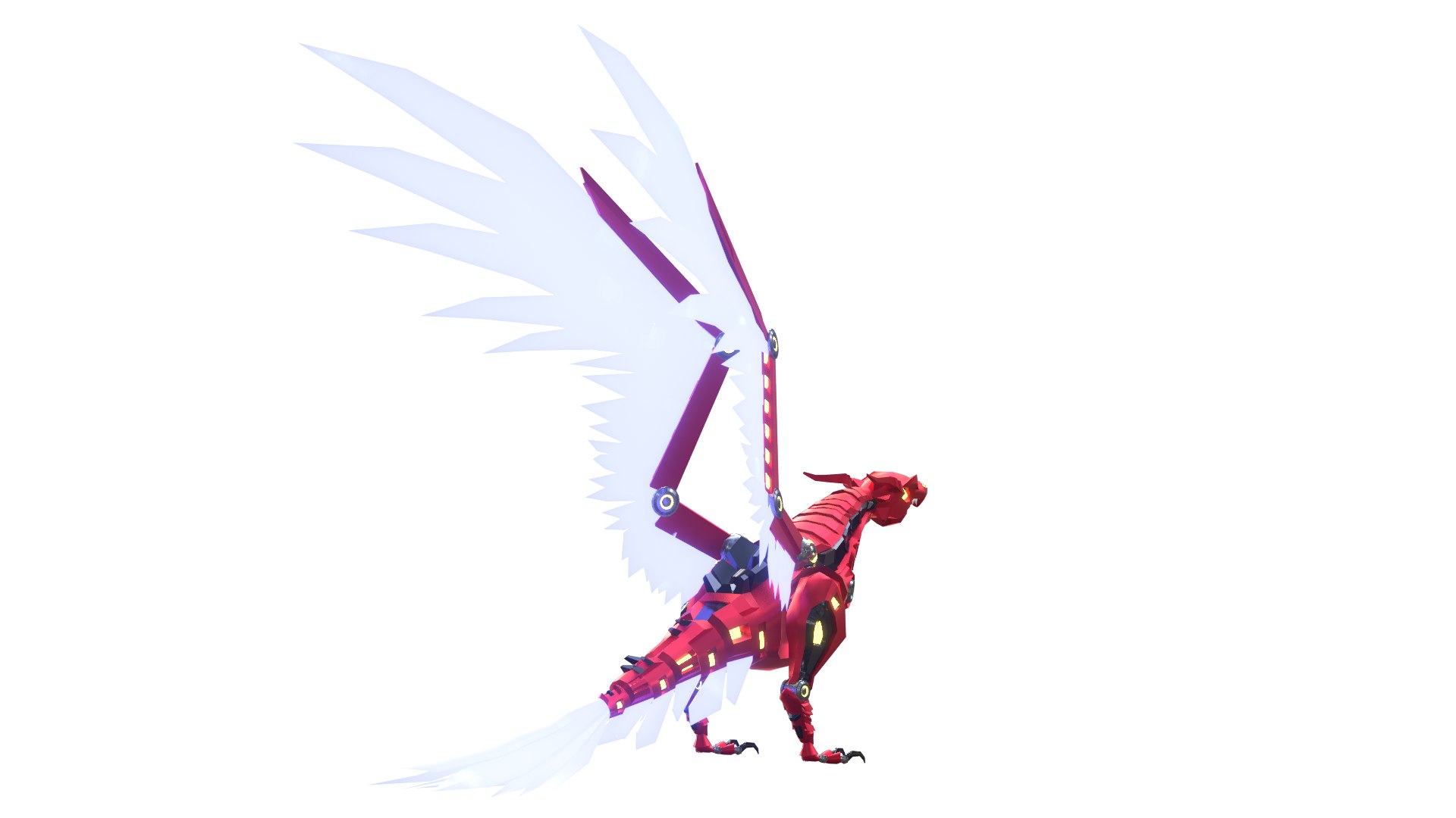 3D Cyberpunk Phoneix Model - TurboSquid 2095283