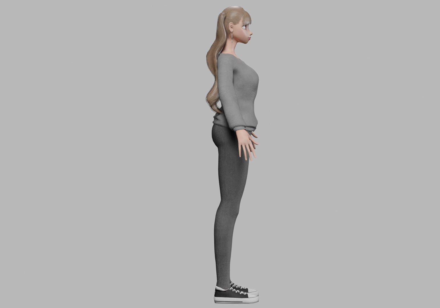 3D Model Cool Pretty Girl V25269 - TurboSquid 2263306
