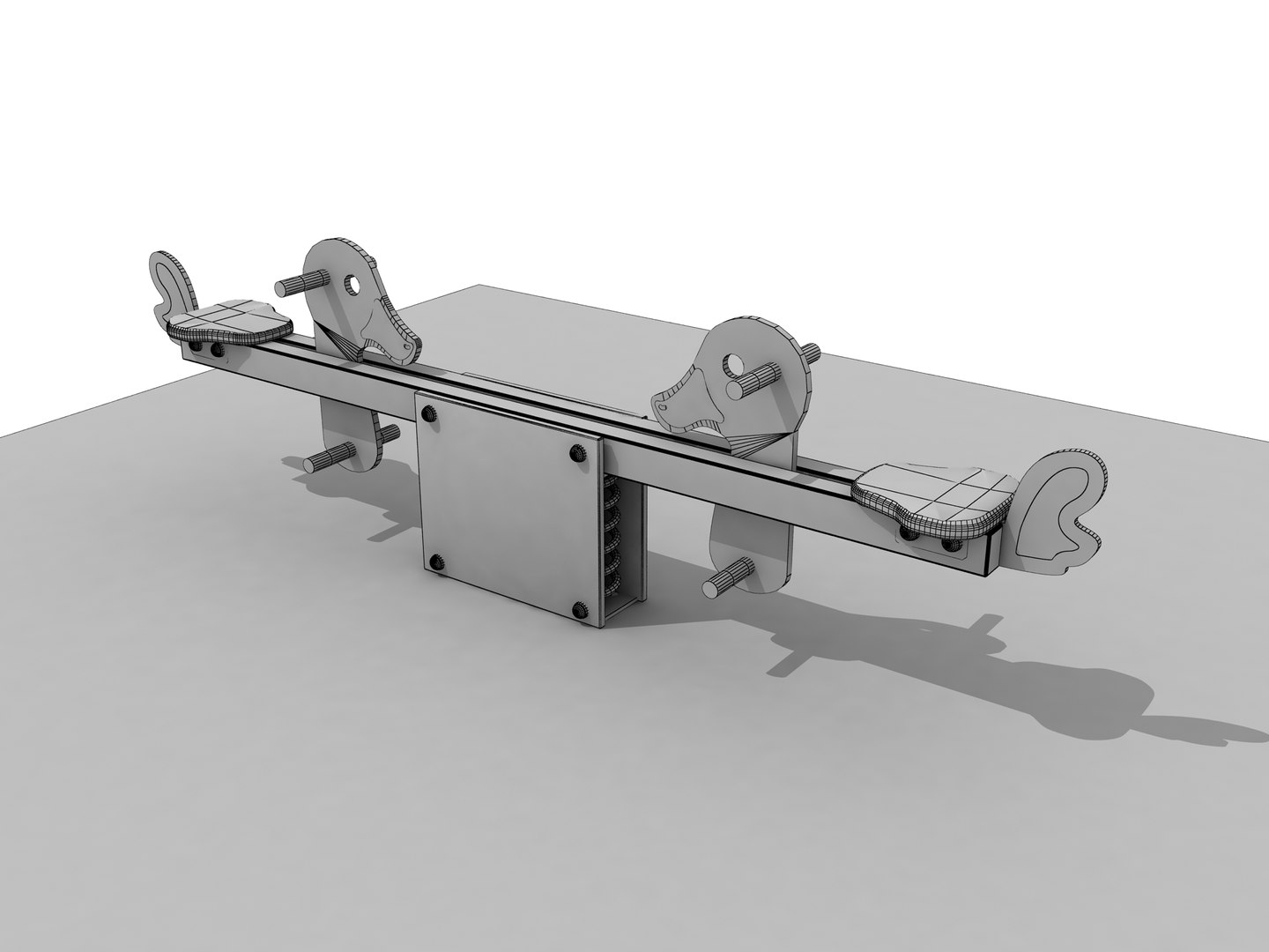 Wood Seesaw Model - TurboSquid 1586269